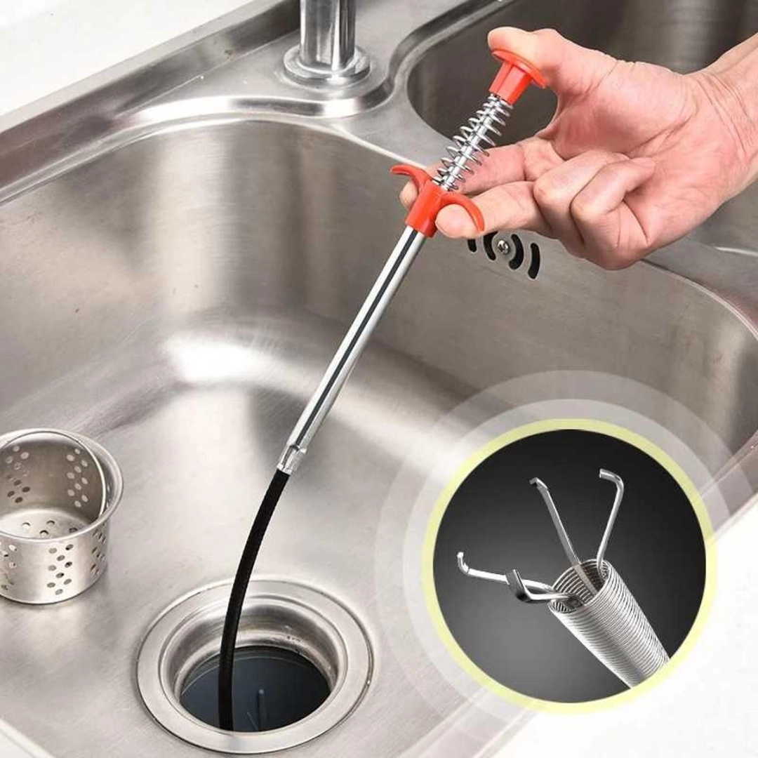 Hot 160cm Spring Pipe Dredging Tools Drain Snake/Cleaner Sticks Clog ...