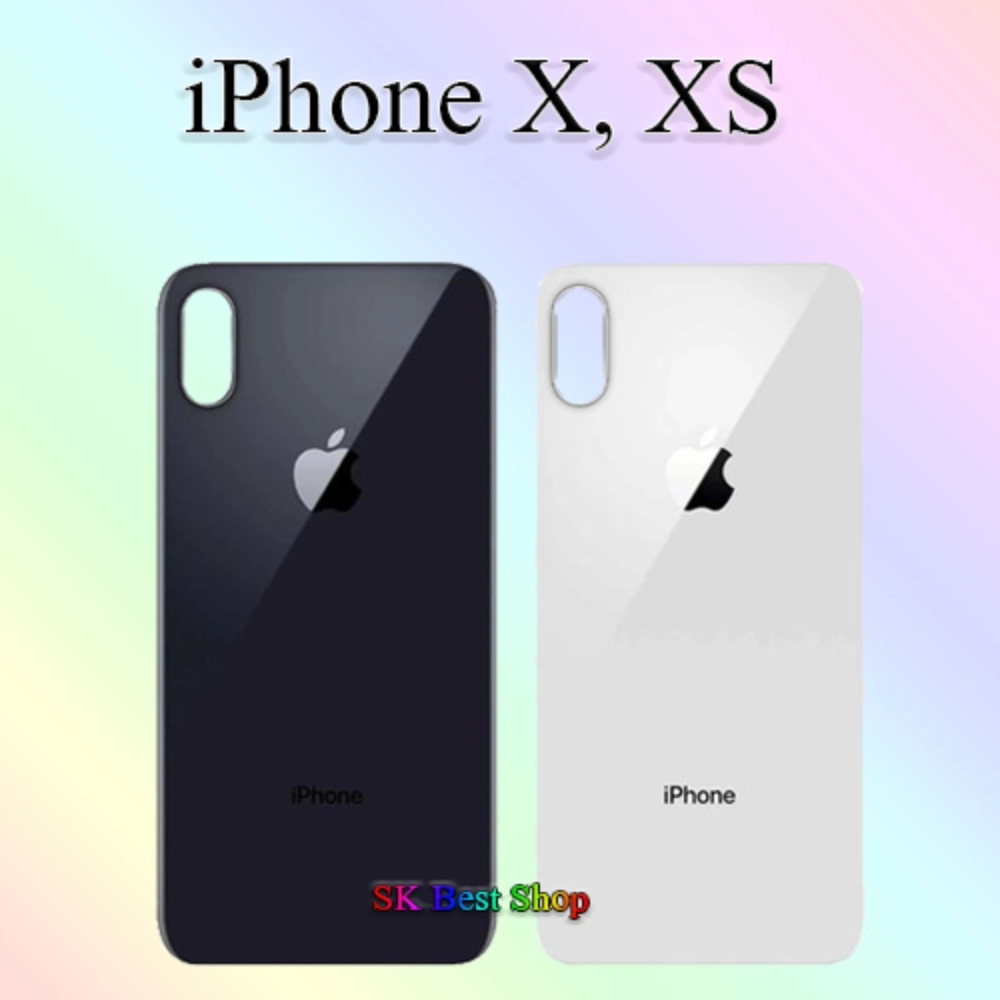 Replacement Backshell Glass Back Panel Battery Cover for iPhone X XS ...