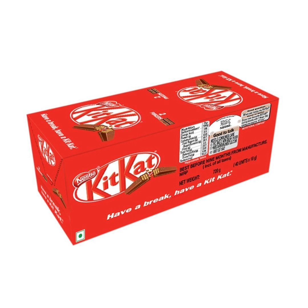 Kitkat 2 fingers chocolate Pack Of 42pcs 11.9g Per Units 500g INDIAN