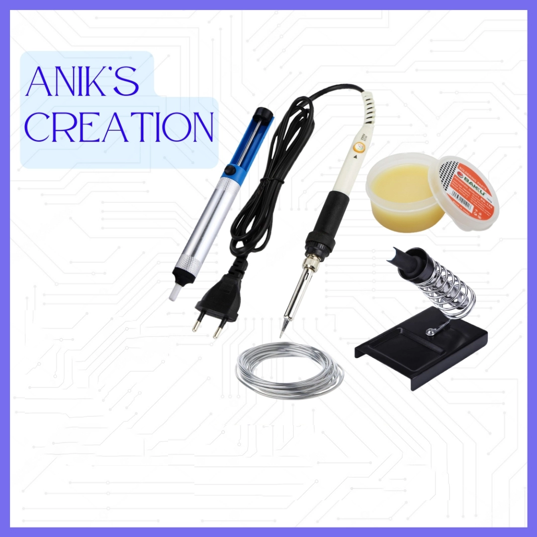 Professional Soldering Iron Combo With Metal Stand And 908 Iron