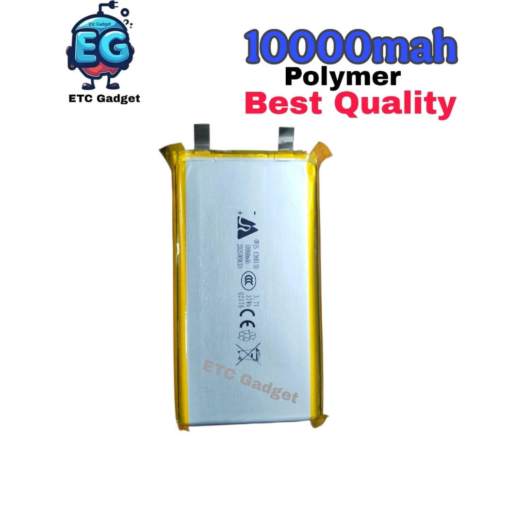 New 3.7V 10000 mah Lithium Polymer Battery Best Quality, ETC Gadget