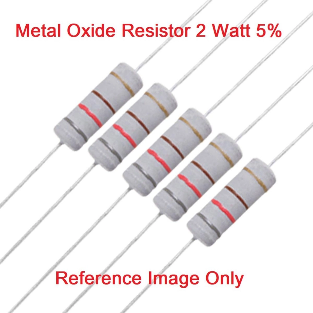 10Pcs- 2Watt 100 Ohm Resistor Power Resistor 2W 100 Ohm Metal Film ...