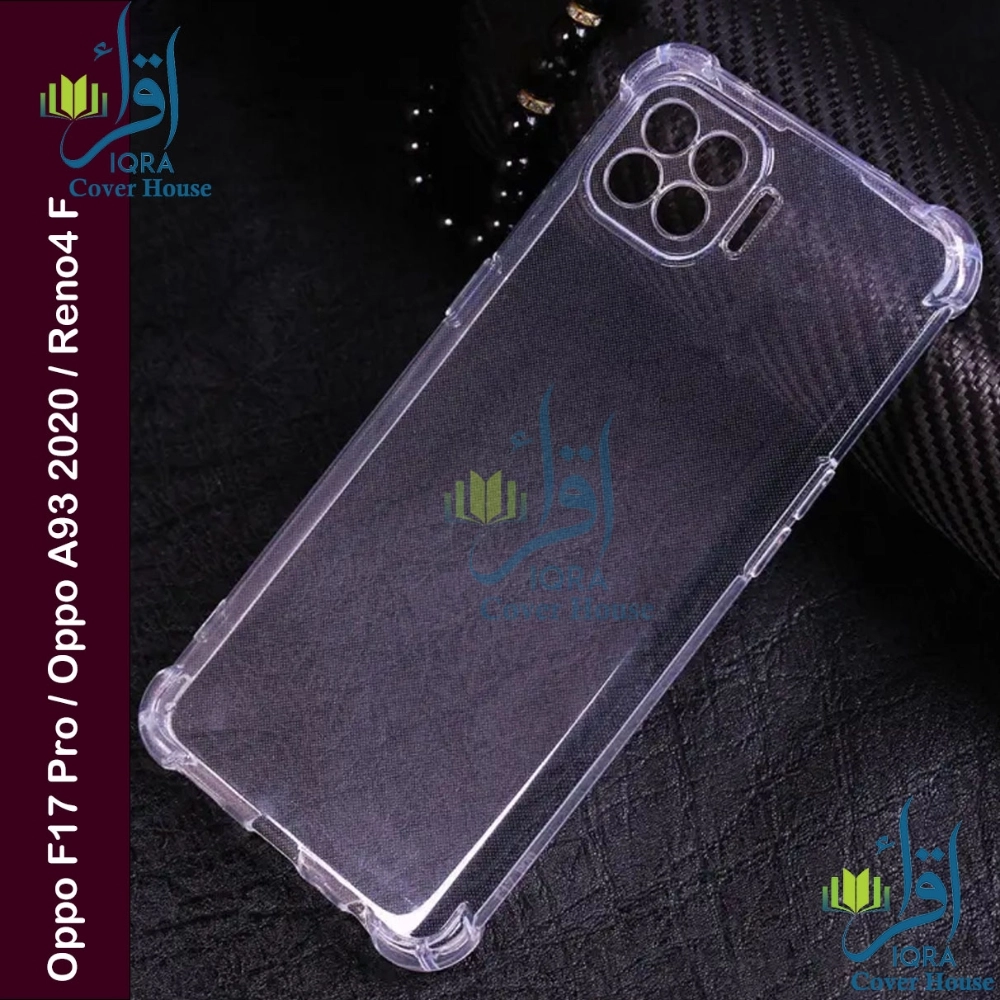 Transparent back cover For Oppo F17 Pro Luxury transparent Protect Back ...