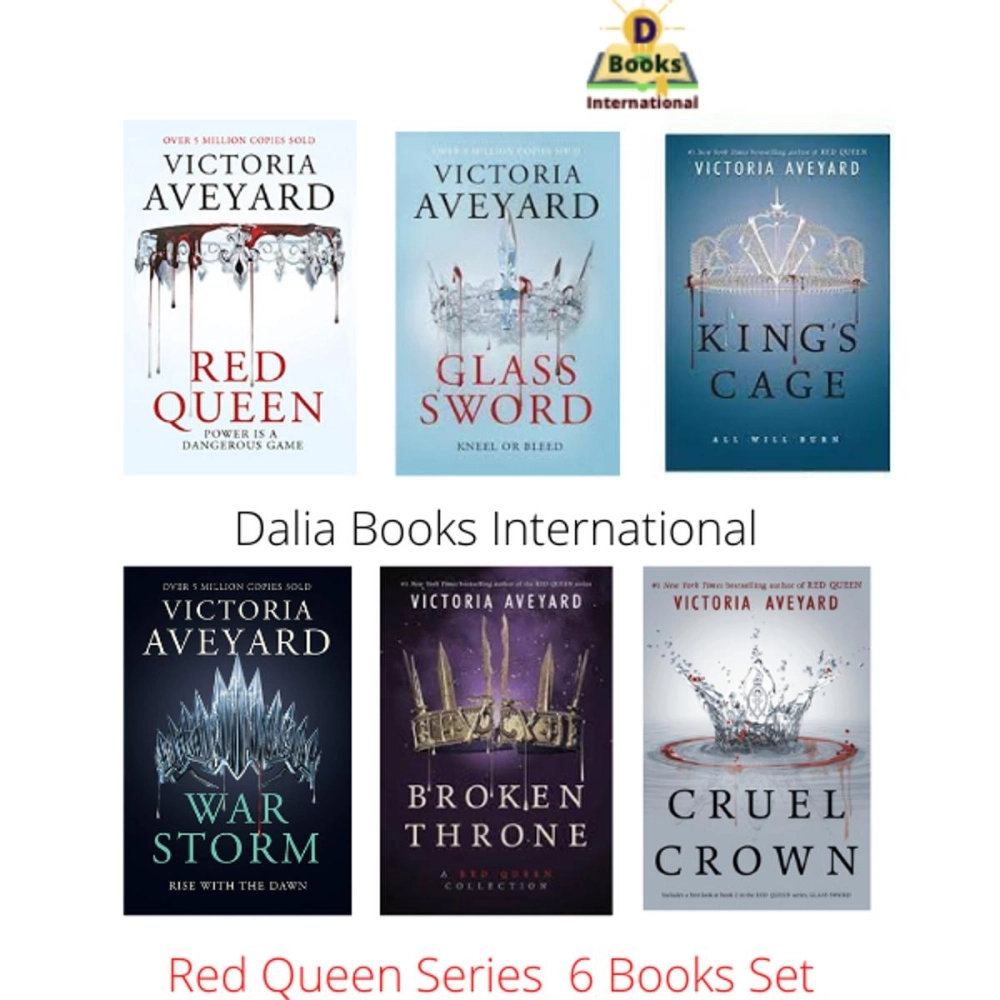 Red Queen Series (6 Books Set) by Victoria Aveyard
