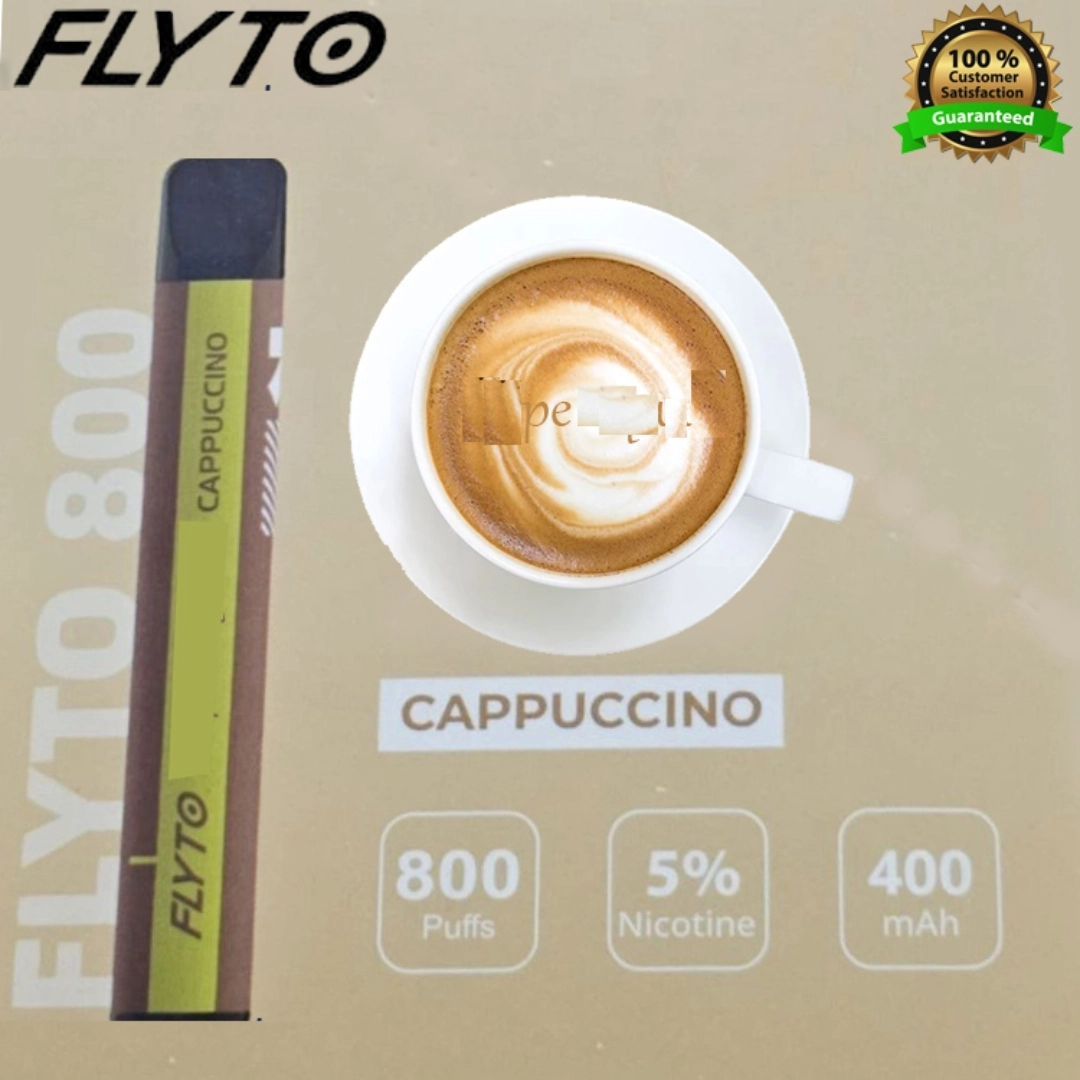 FlyTo 800 Cappuccino Flavour 50mg/ml Nicotine 400mAh Battary Smooth And ...