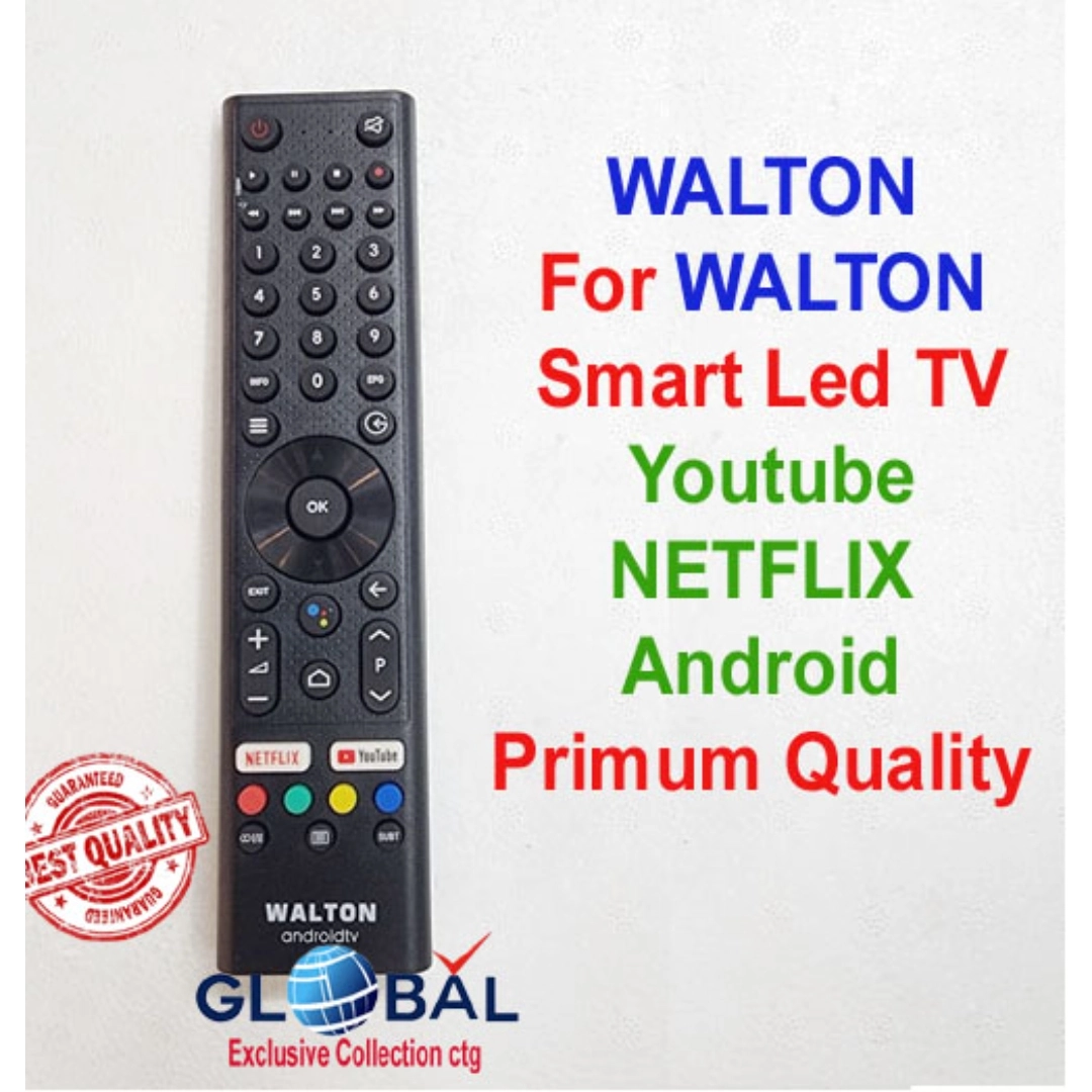Remote Control Walton Android Smart led remote with YouTube & Netflix