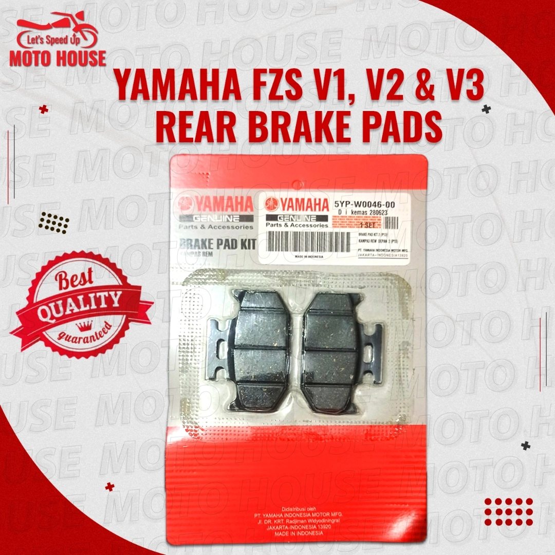 Motorcycle Rear disc brake pad for Yamaha FSZ V1 V2 & v3 motorcycle parts