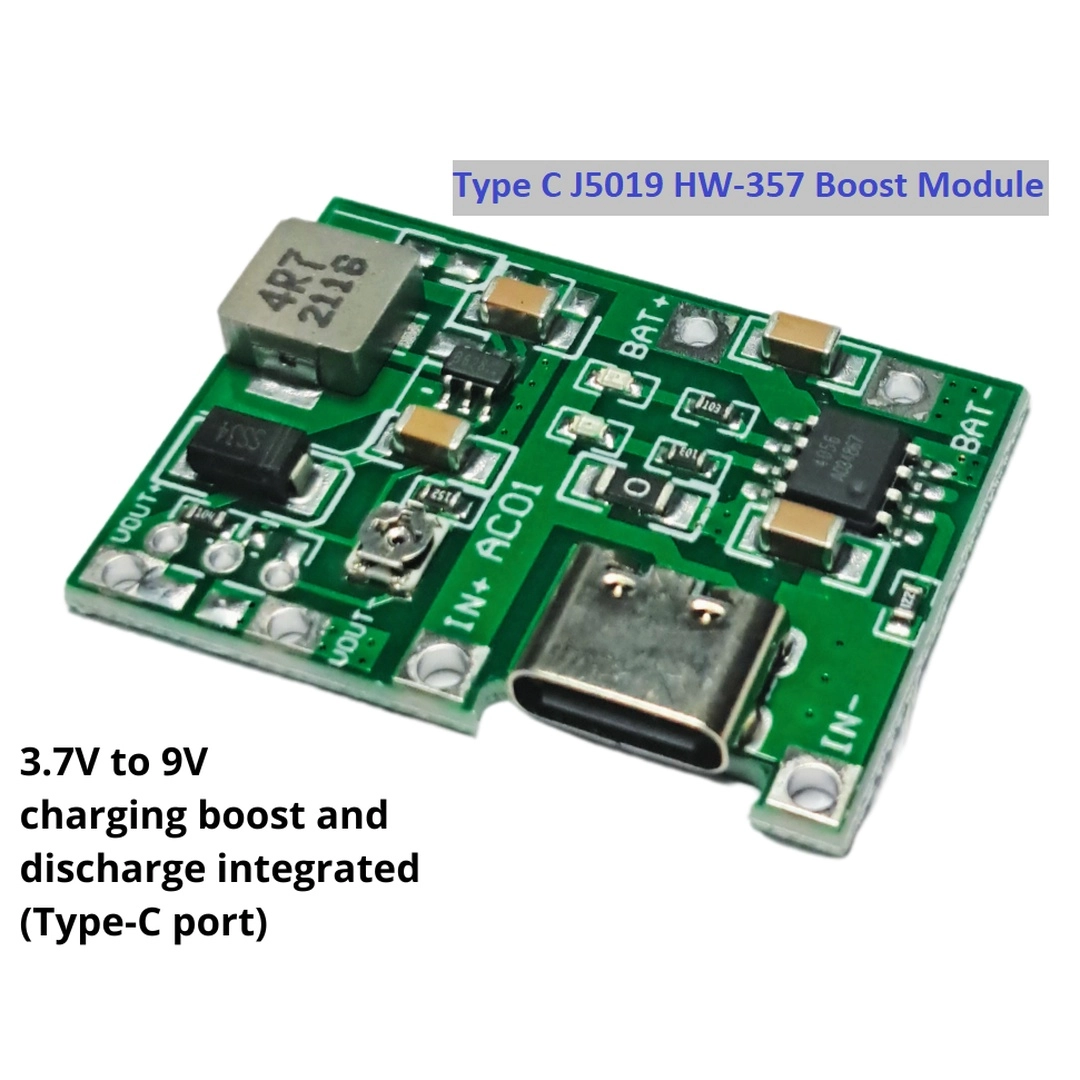 Type C J5019 HW-357 Boost Module DC DC Type C Step Up 3.7-9V 1A Boost ...
