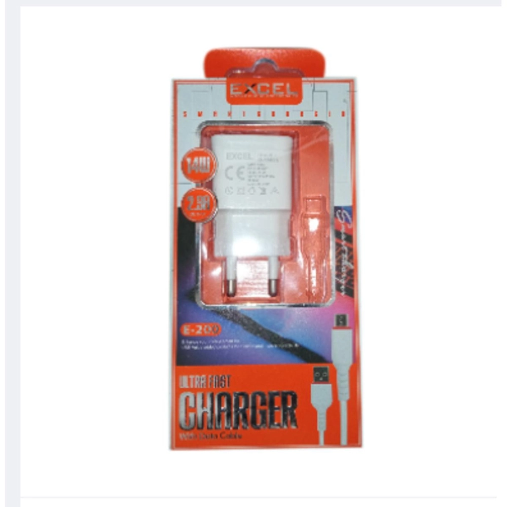 Excel E200, 14W, 2.3A Single Port Usb Wall Charger, Quick Charging ...