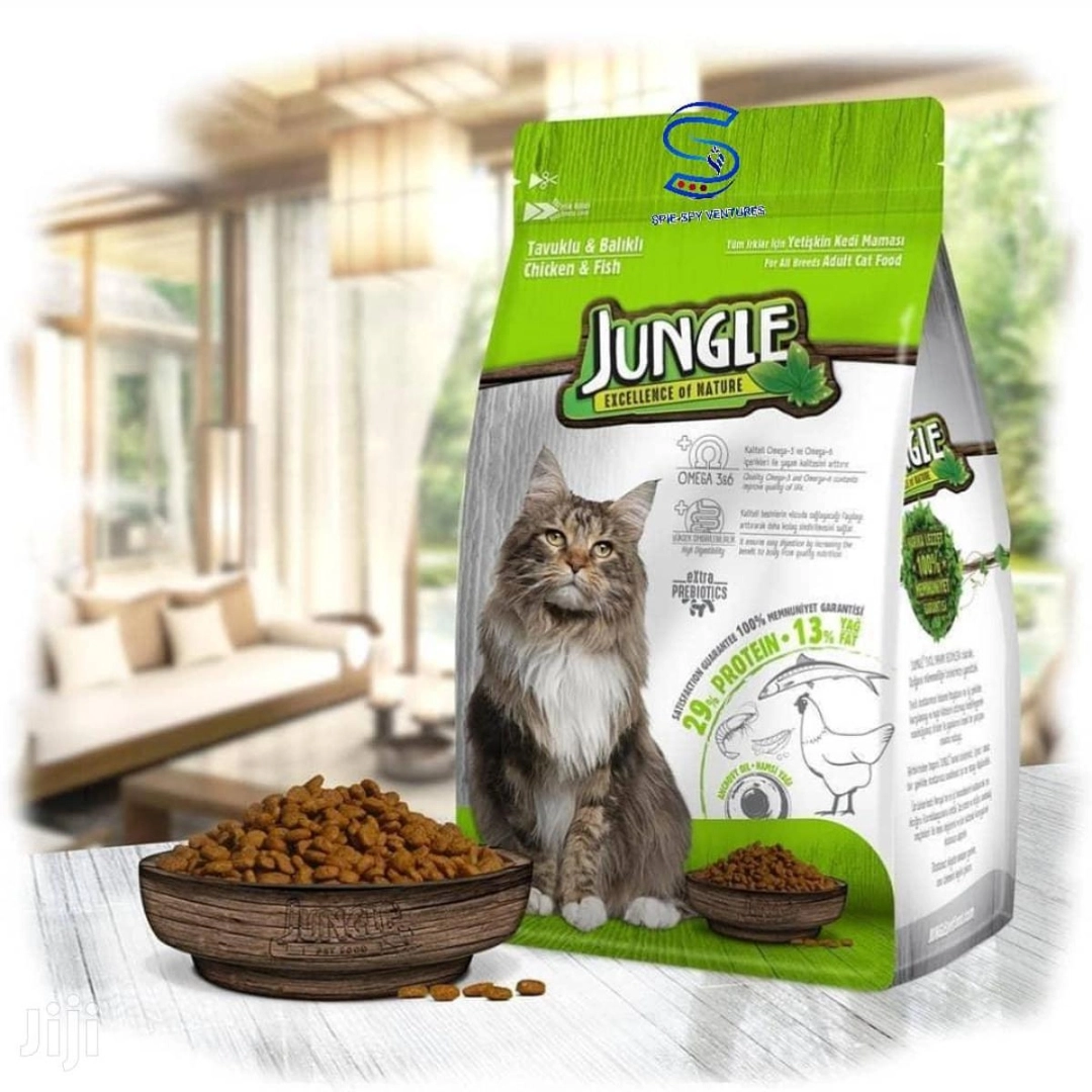 Jungle Adult Cat Food With Chicken and Fish 1.5Kg