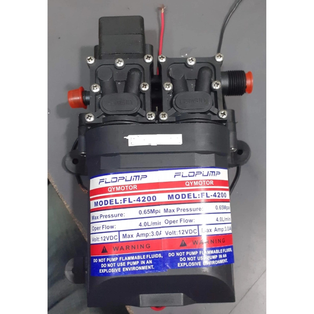 DC 12V Double Motor High Pressure Self Priming Diaphragm Water Pump For ...