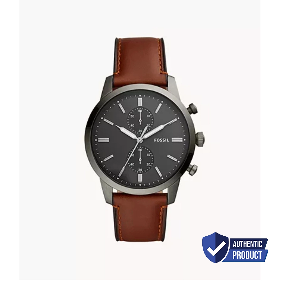 Fossil FS5522 Townsman Chronograph Amber Leather Men's Watch
