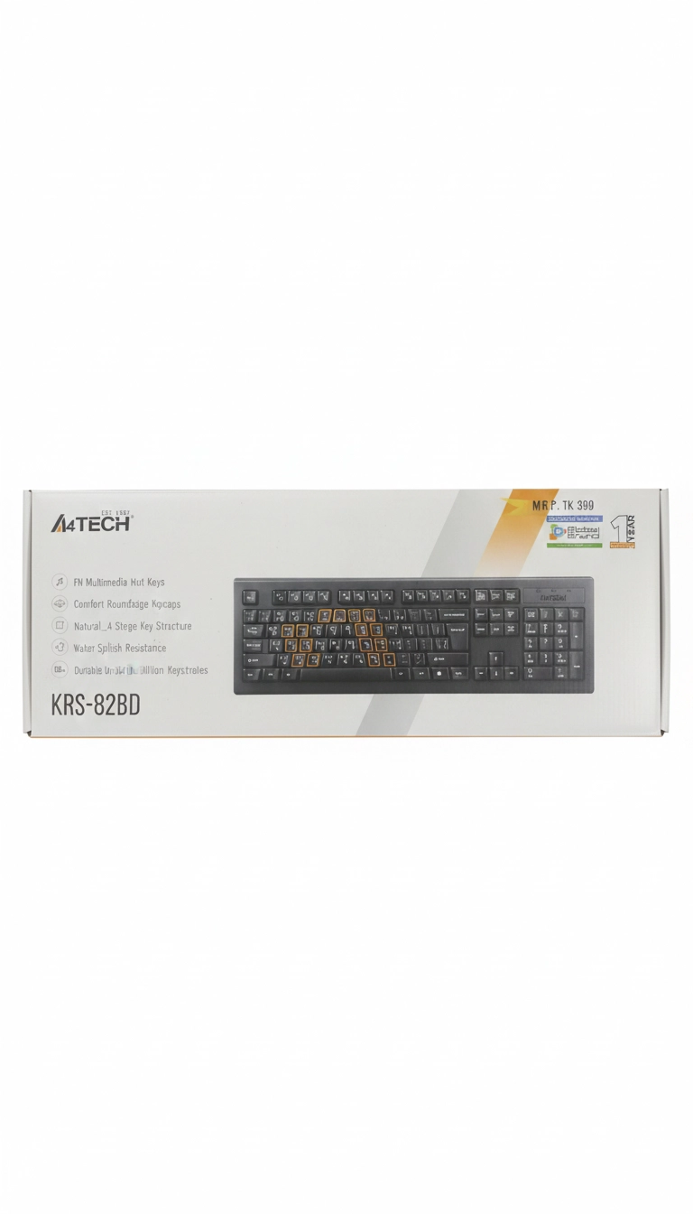 A4TECH KRS-82BD Wired Multimedia Keyboard