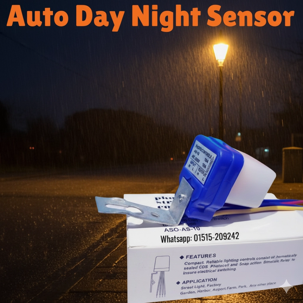 Street Light Auto Switch 220V 10A Automatic On Off Photocell Street ...
