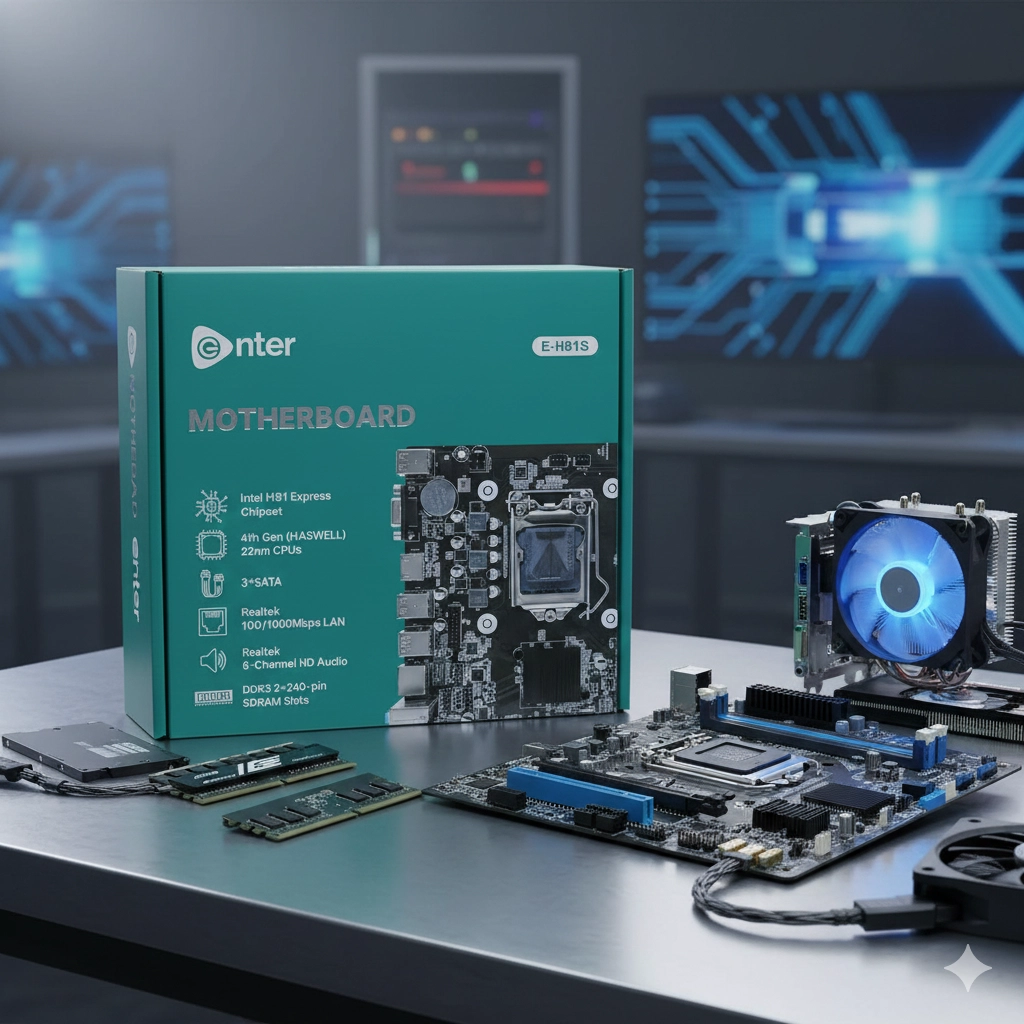 E-H81 4th Gen nvme slot Micro-ATX Motherboard