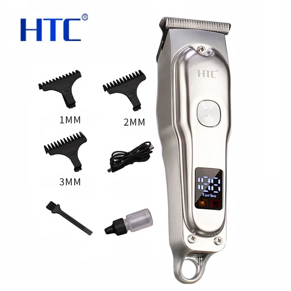 HTC AT-179 Professional Beard Trimmer & Hair Clipper for Men (90 min ...
