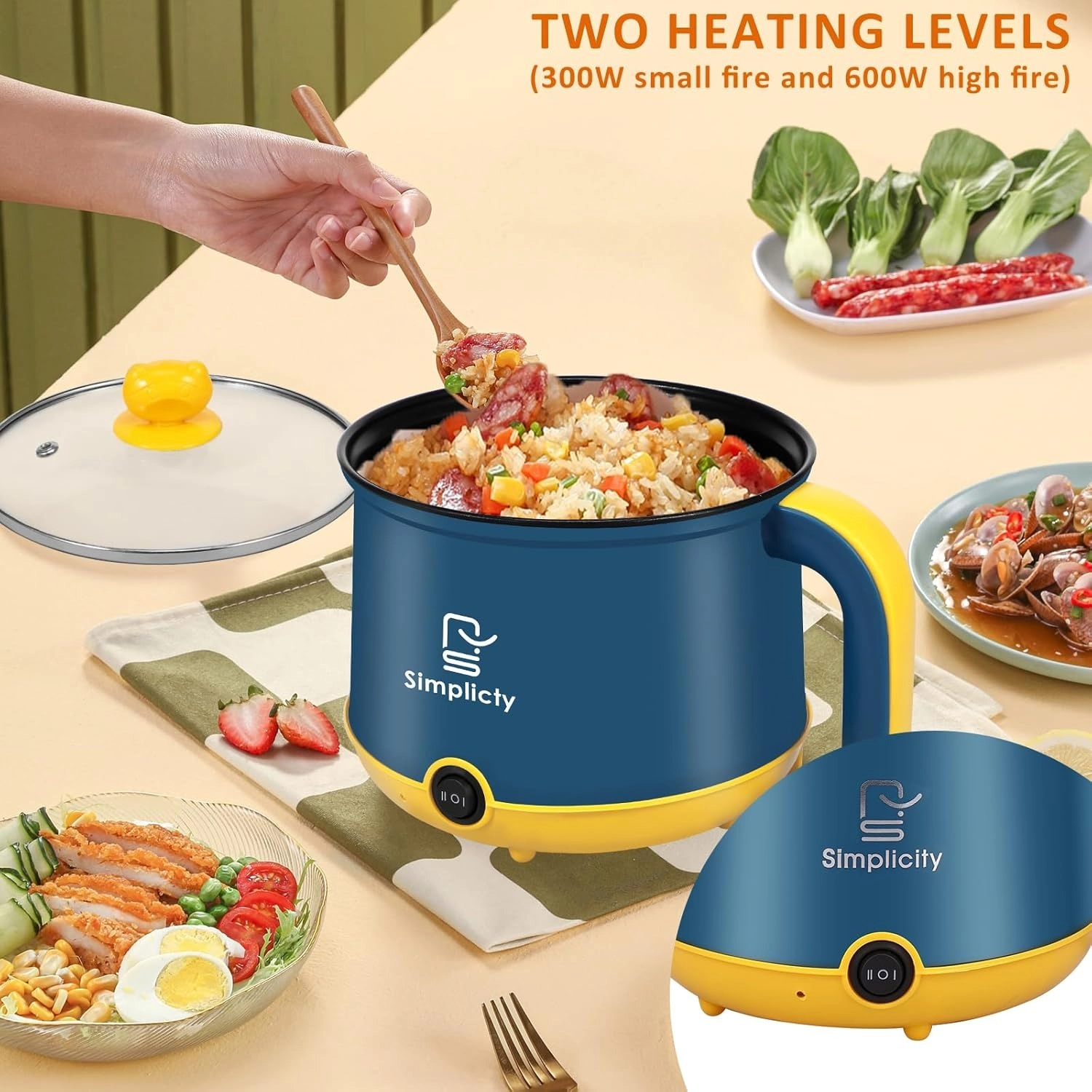 Multi Stainless Steel Pots Electric Rice Cooker Nonstick Frying Pan ...