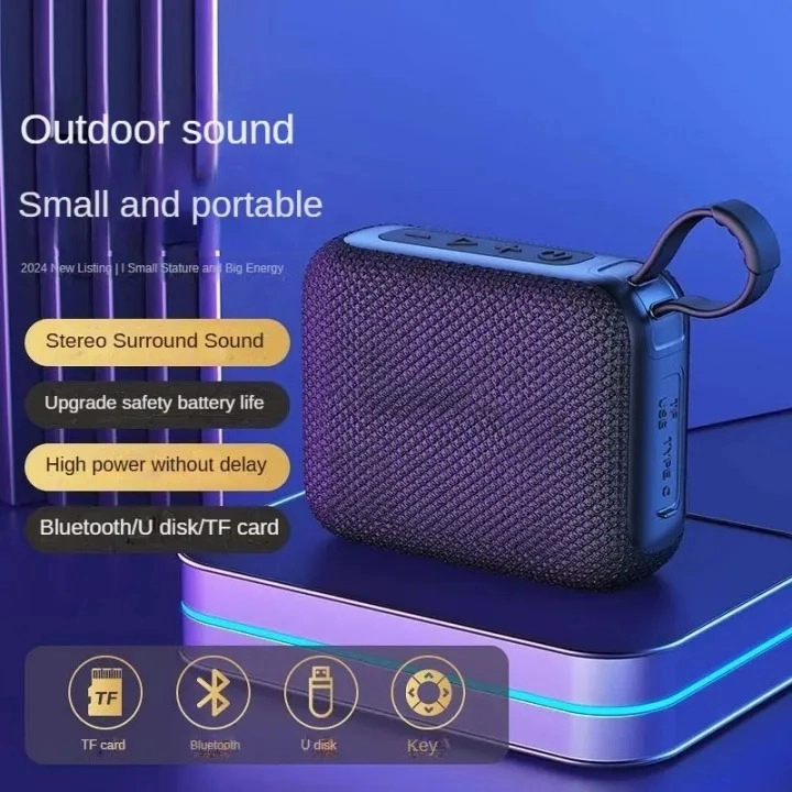 Outdoor sound box portable speaker bass square dance household desk ...