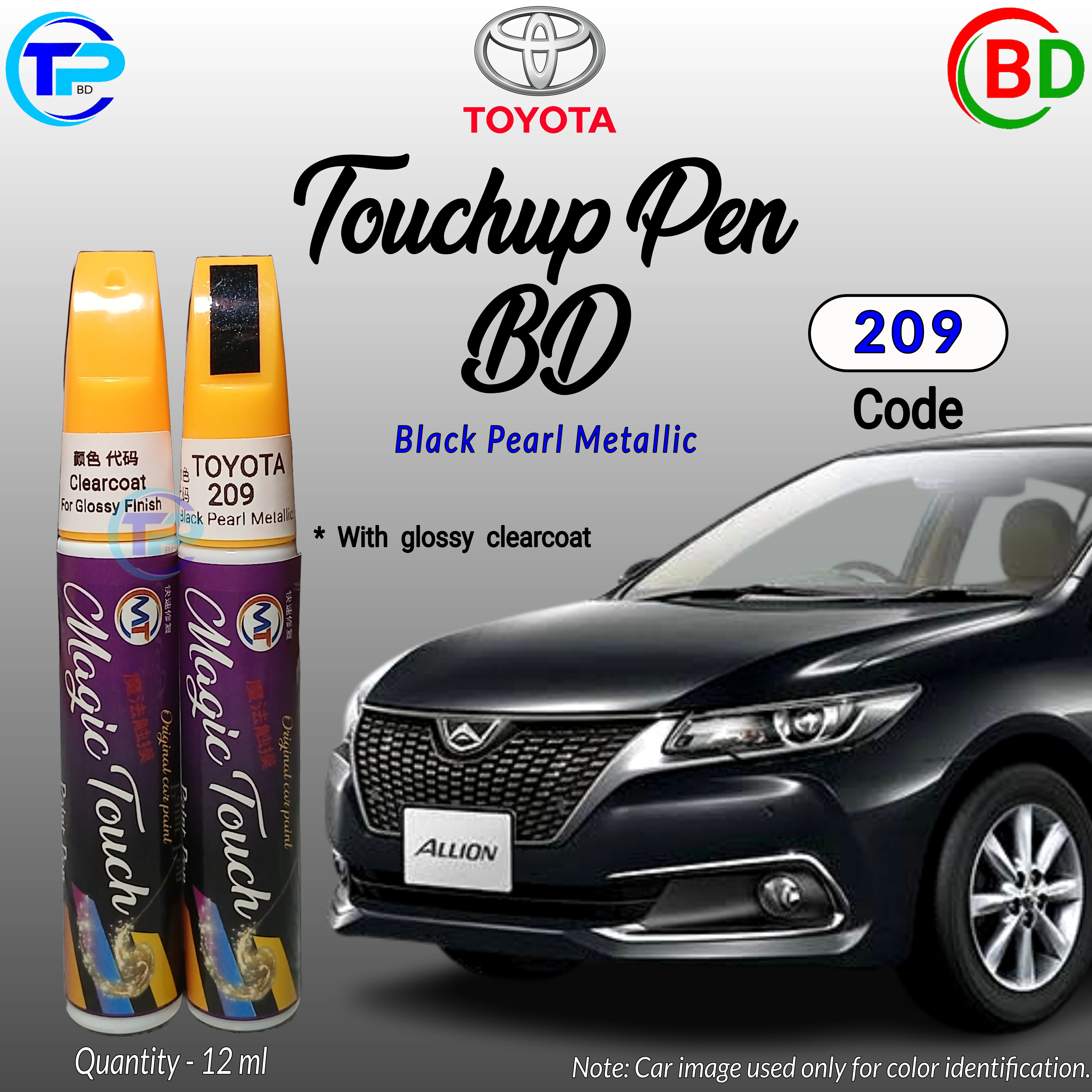 Toyota 209 Touchup Pen, Touchup Pen, Touchup Paint Pen, Car Paint ...