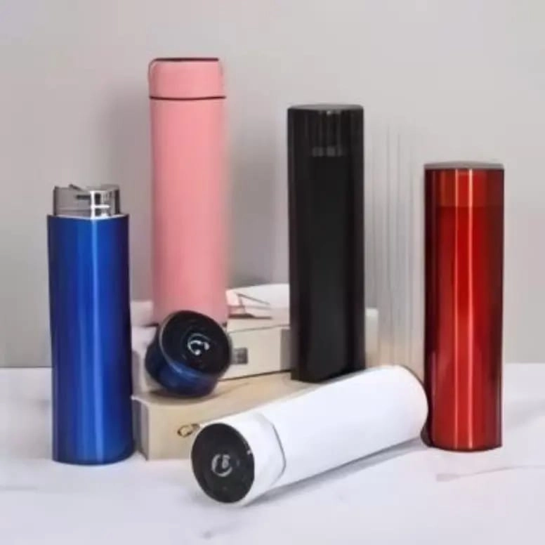 Stainless Steel Digital Flask Vacuum Thermal Flask with LED Temperature ...