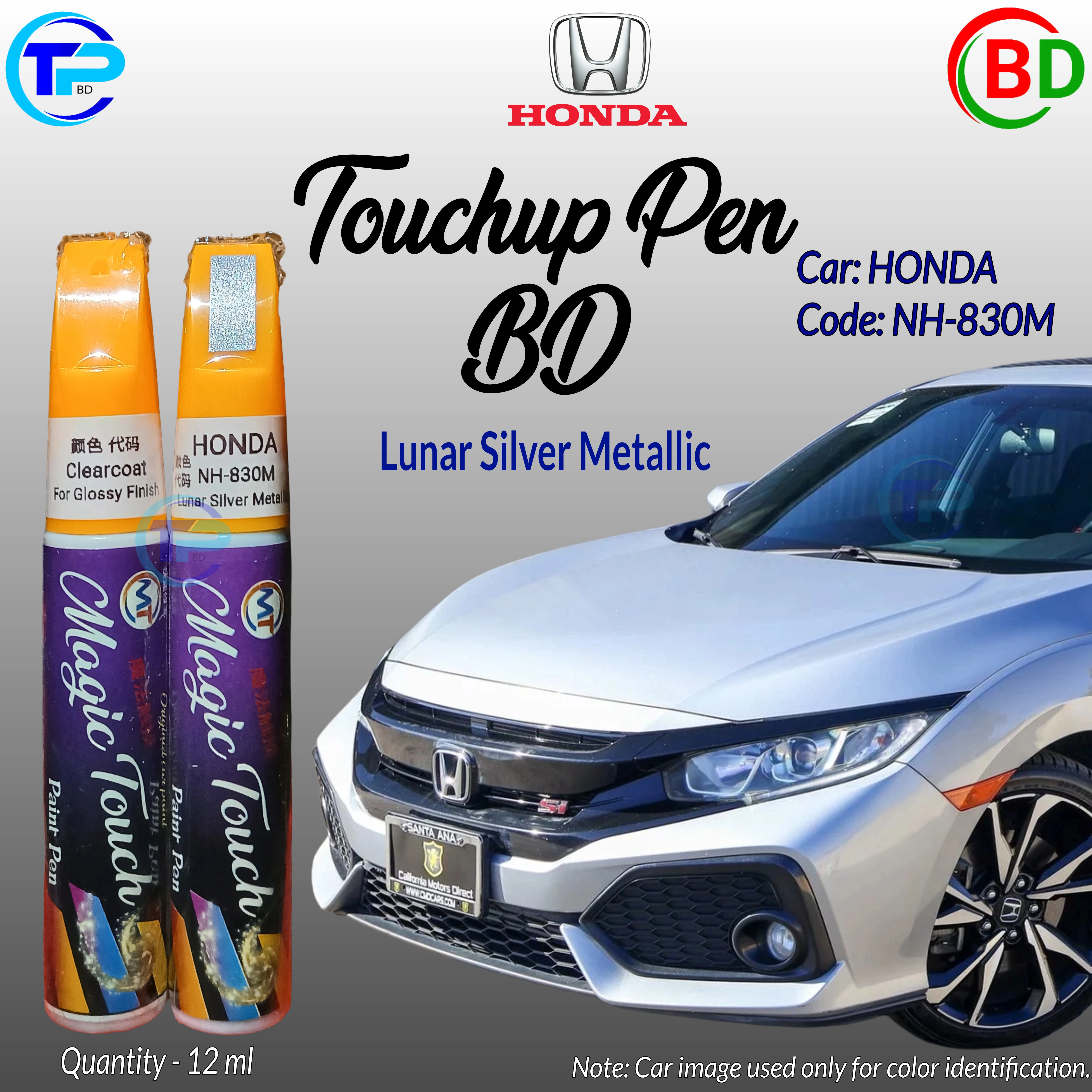 Honda NH830M Touchup Pen, Touchup Pen, Touchup Paint Pen, Car Paint ...