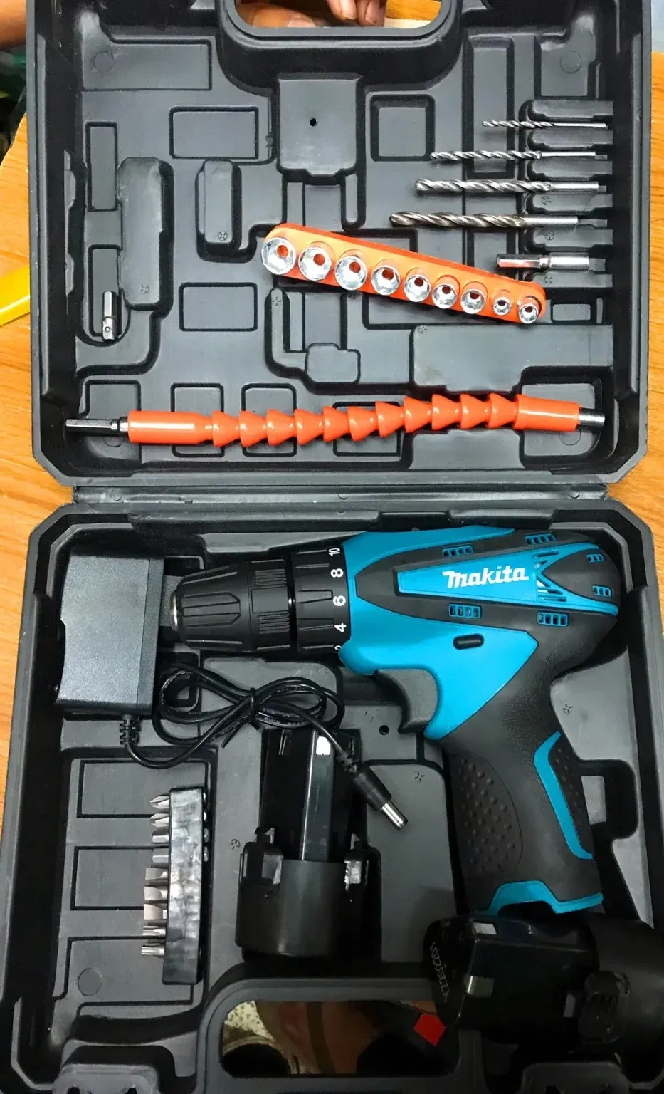 12V Cordless Electric Screwdriver & Drill Machine Set