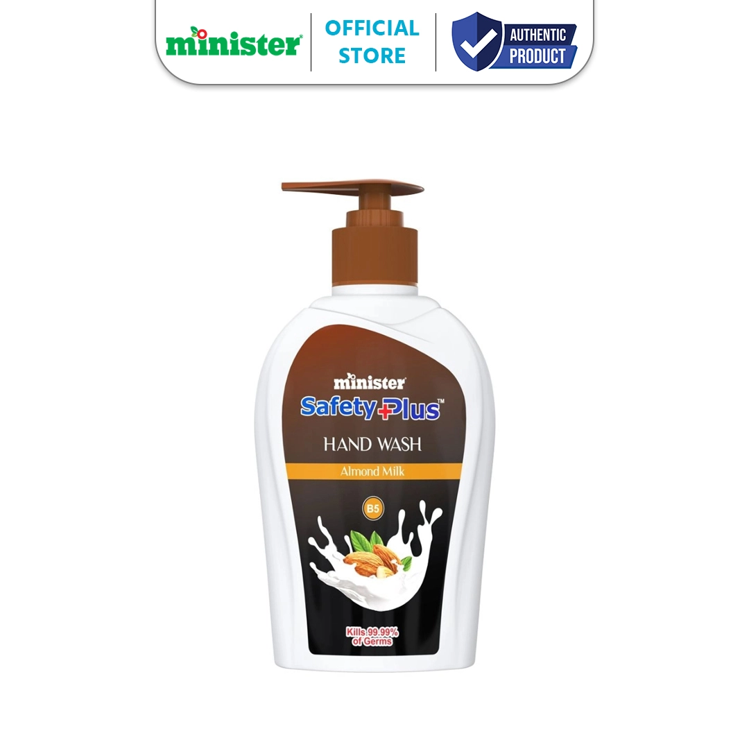 MINISTER SAFETY PLUS HAND WASH (ALMOND MILK FRESH) 200+50ml