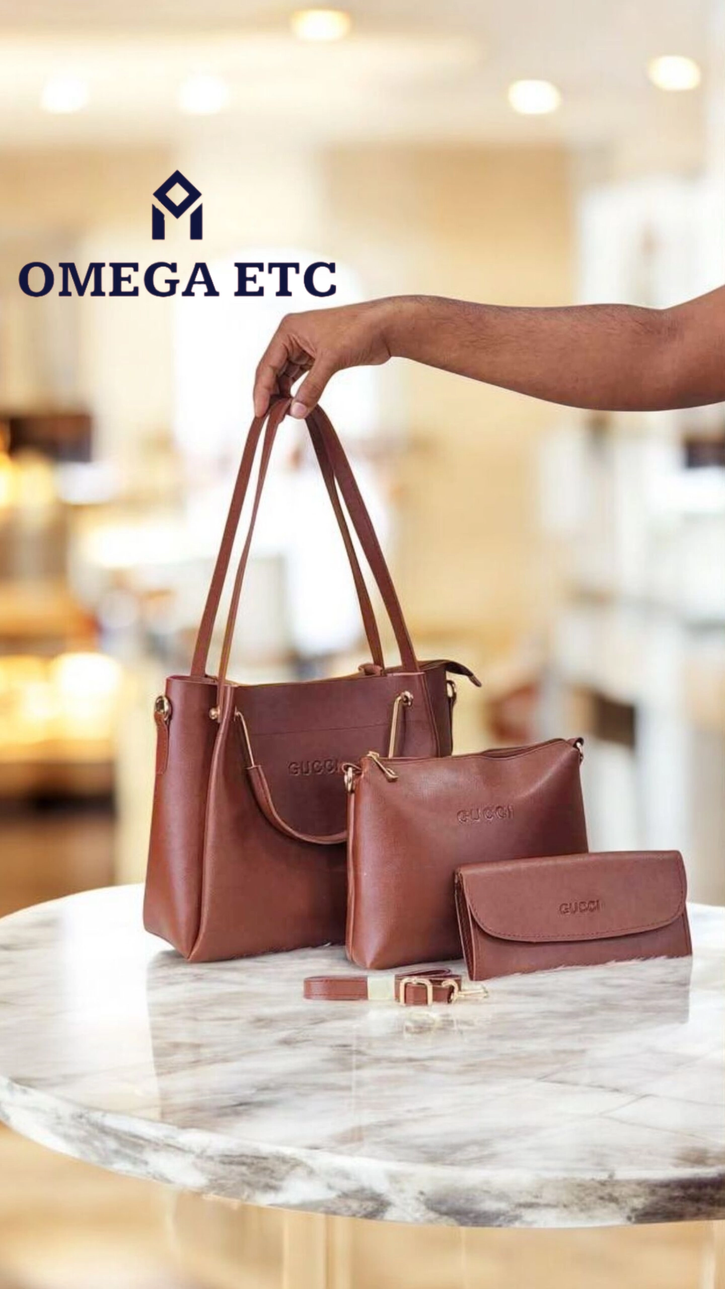 new 3pis combo set bag for women