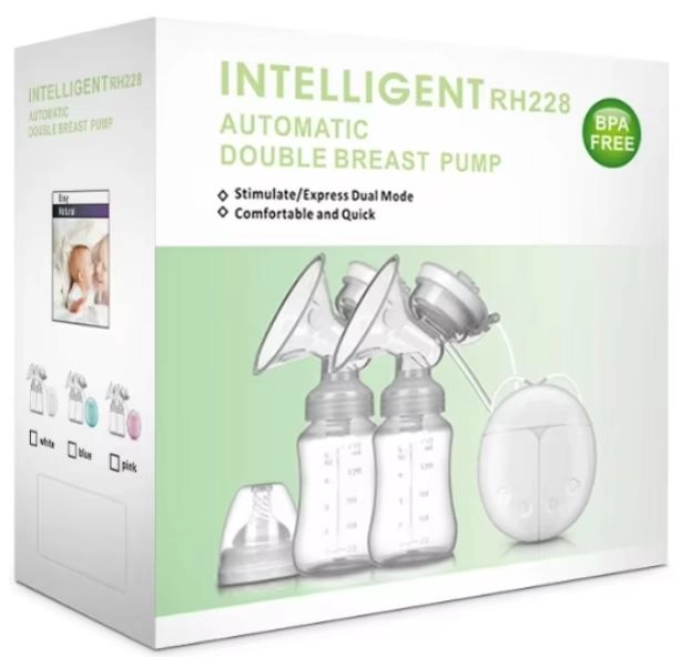INTELLIGENT Automatic Double Breast Pump Electric Breast Pumps Hands ...