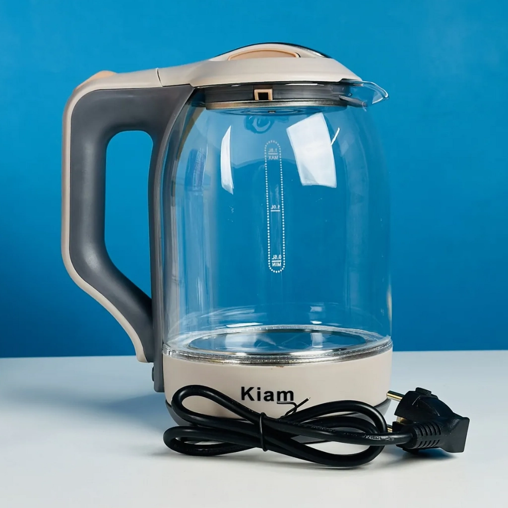 Kiam Electric Kettle BL002 Automatically turns Off – Automatic Over ...
