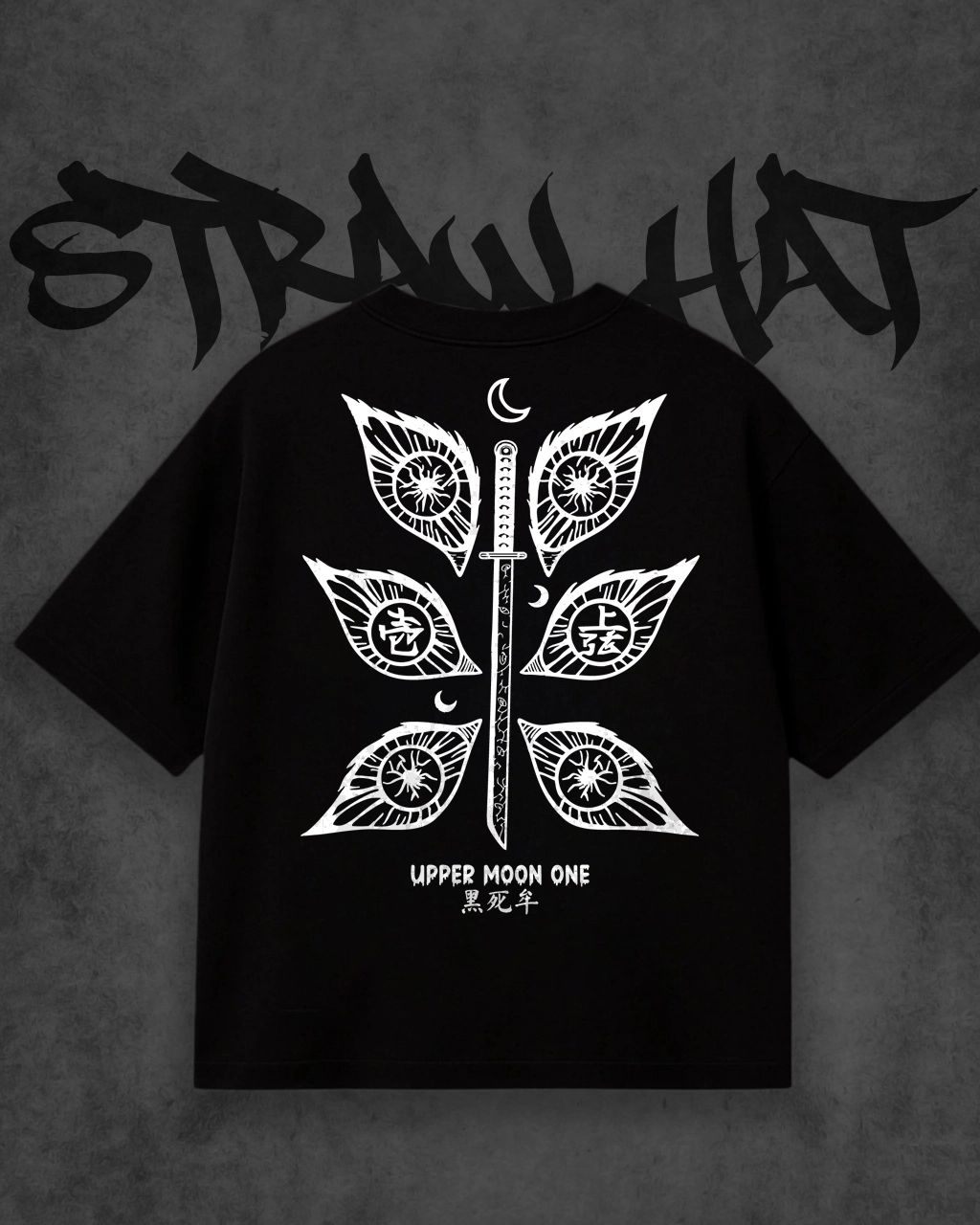 Kokushibo (Demon Slayer) Premium Anime Drop Shoulder T-Shirt