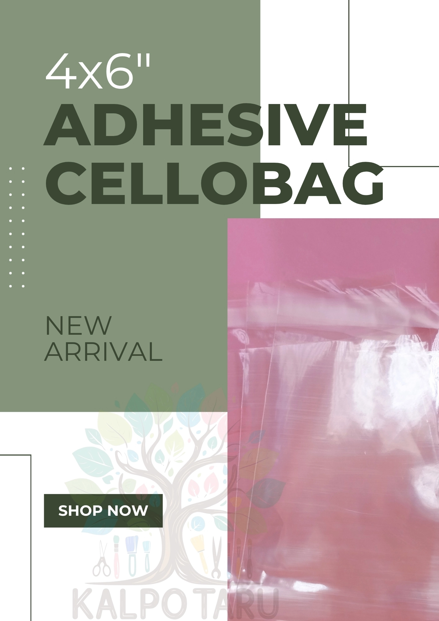 KT 4x6 Inch Self Adhesive Cello Bags | Transparent Plastic Packaging ...