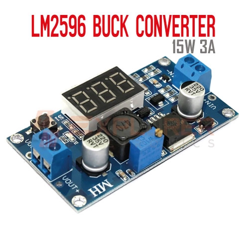 LM2596 DC-DC Step Down Converter Buck Module with LED Digital Display