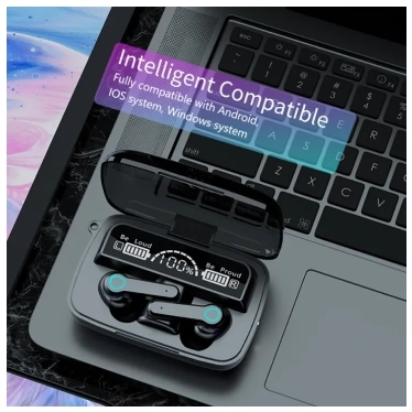 M19 TWS Wireless Bluetooth Earbuds - Featuring Touch Control, HD Mirror ...