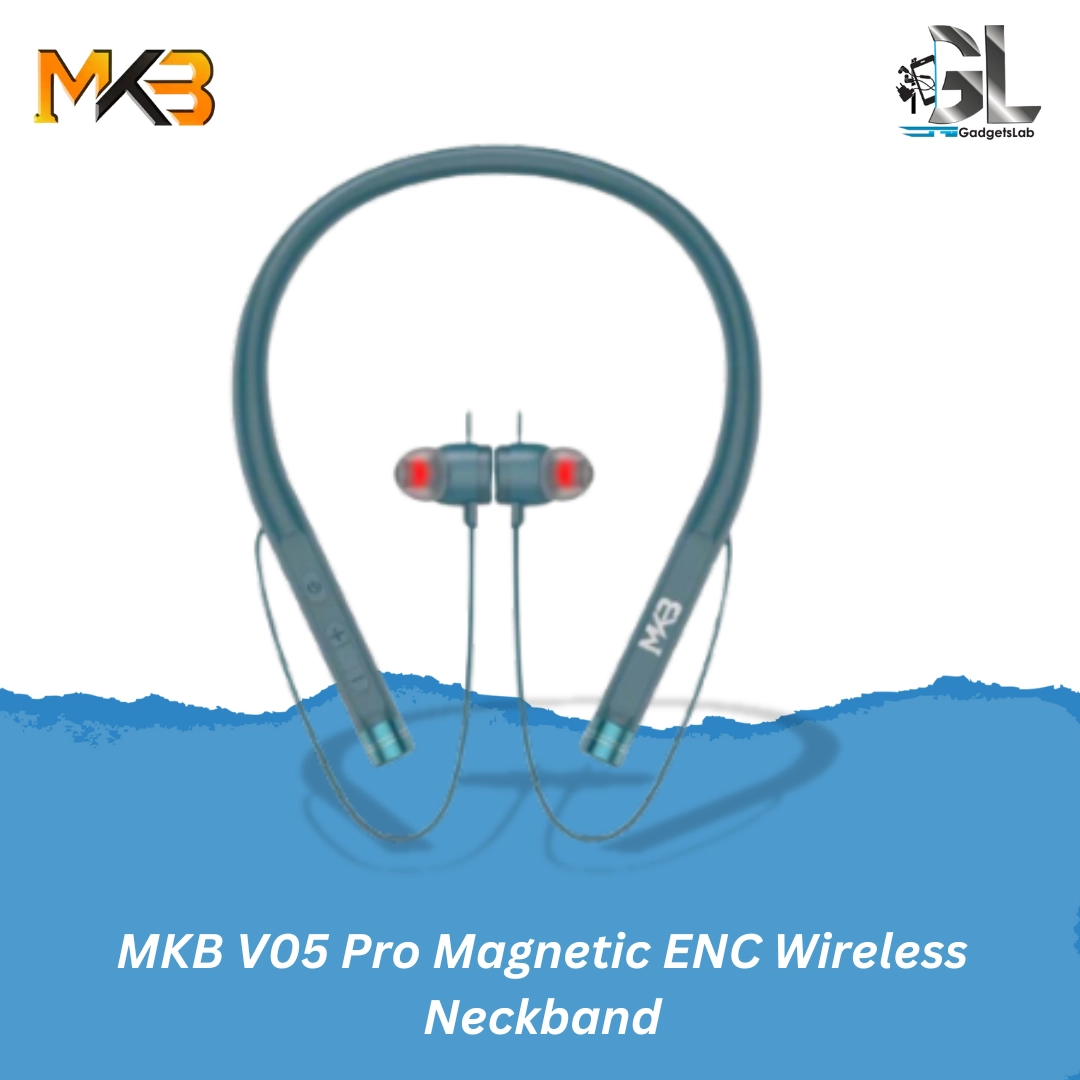 MKB V05 Pro Magnetic ENC Wireless Neckband