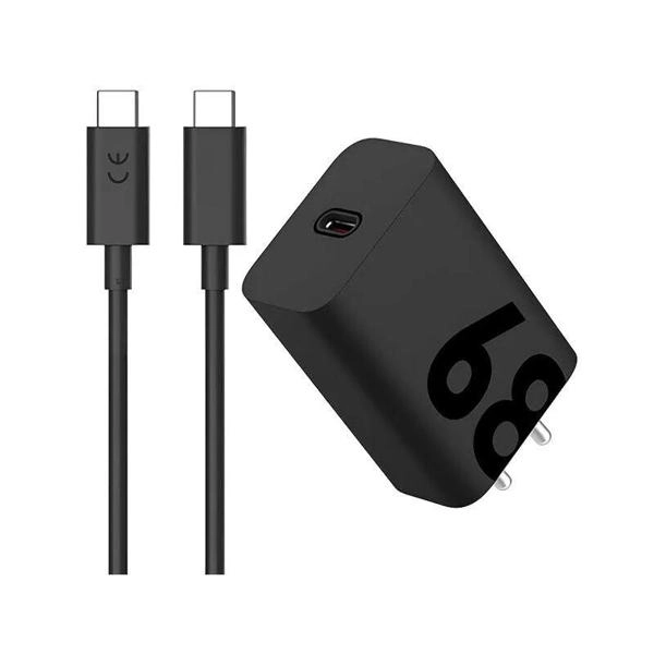 Motorola TurboPower 68W USB-C GaN Wall Charger with 6.5A Cable