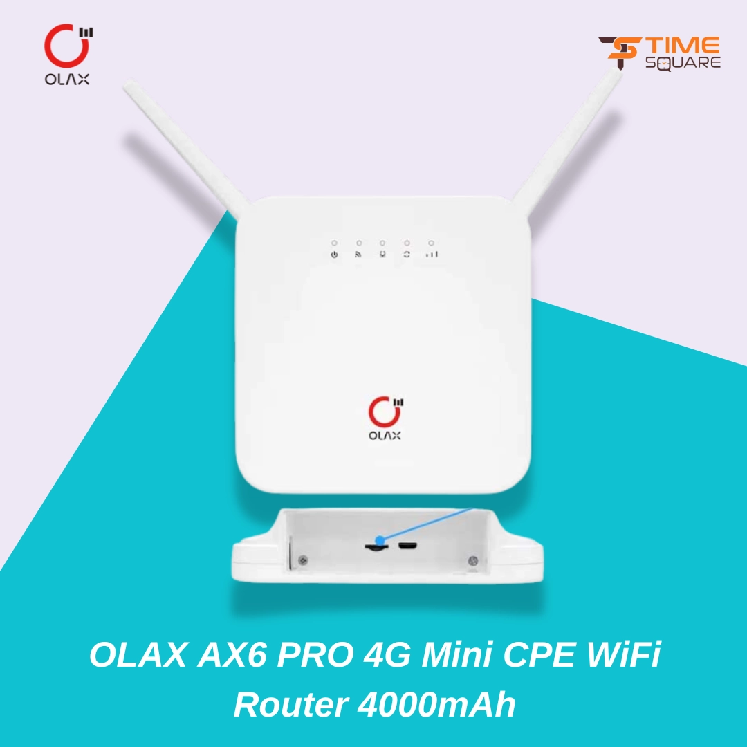 OLAX AX6 PRO 4G Mini CPE WiFi Router 4000mAh