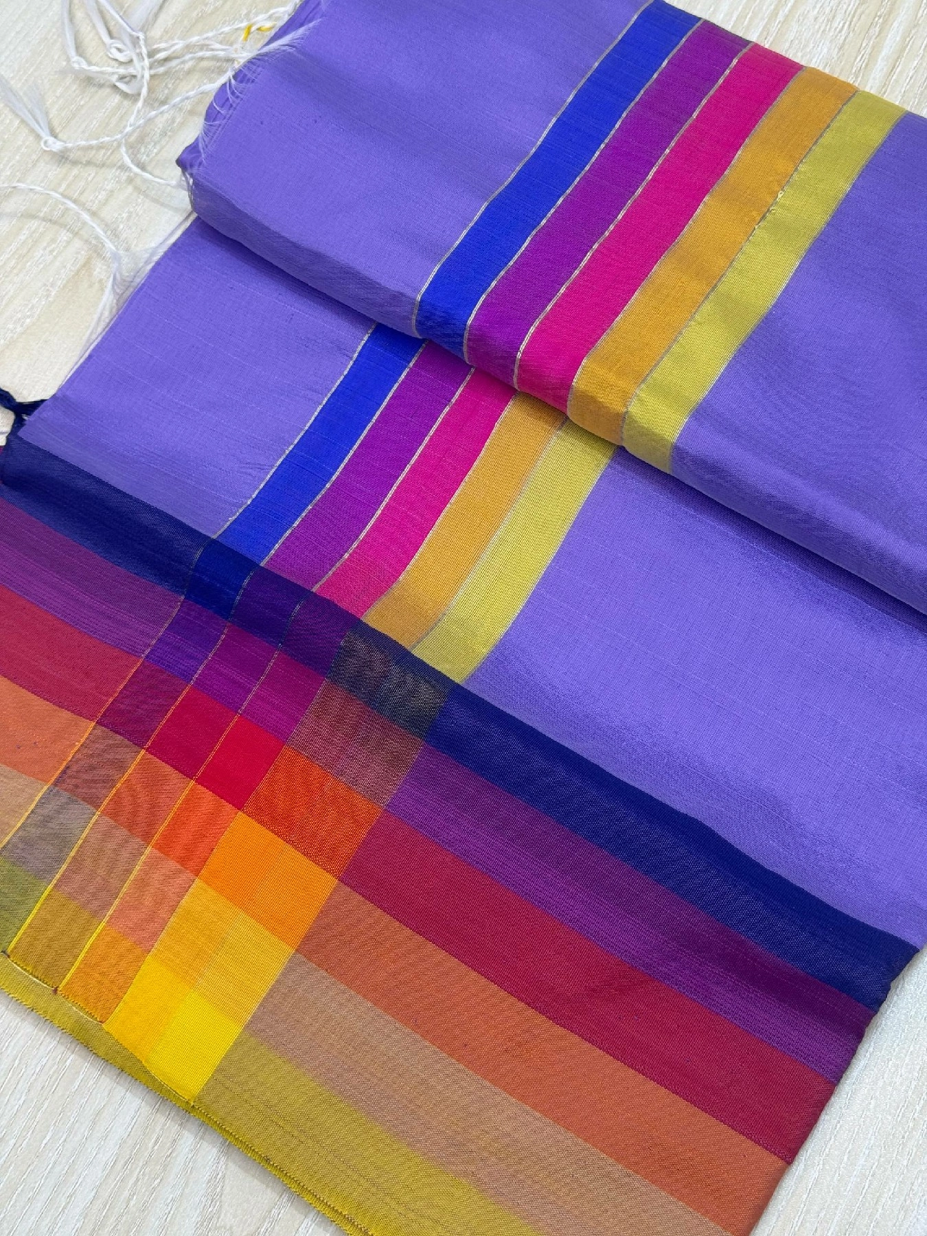 Half silk Tangail Tat Saree for Women - Traditional Silk Saree