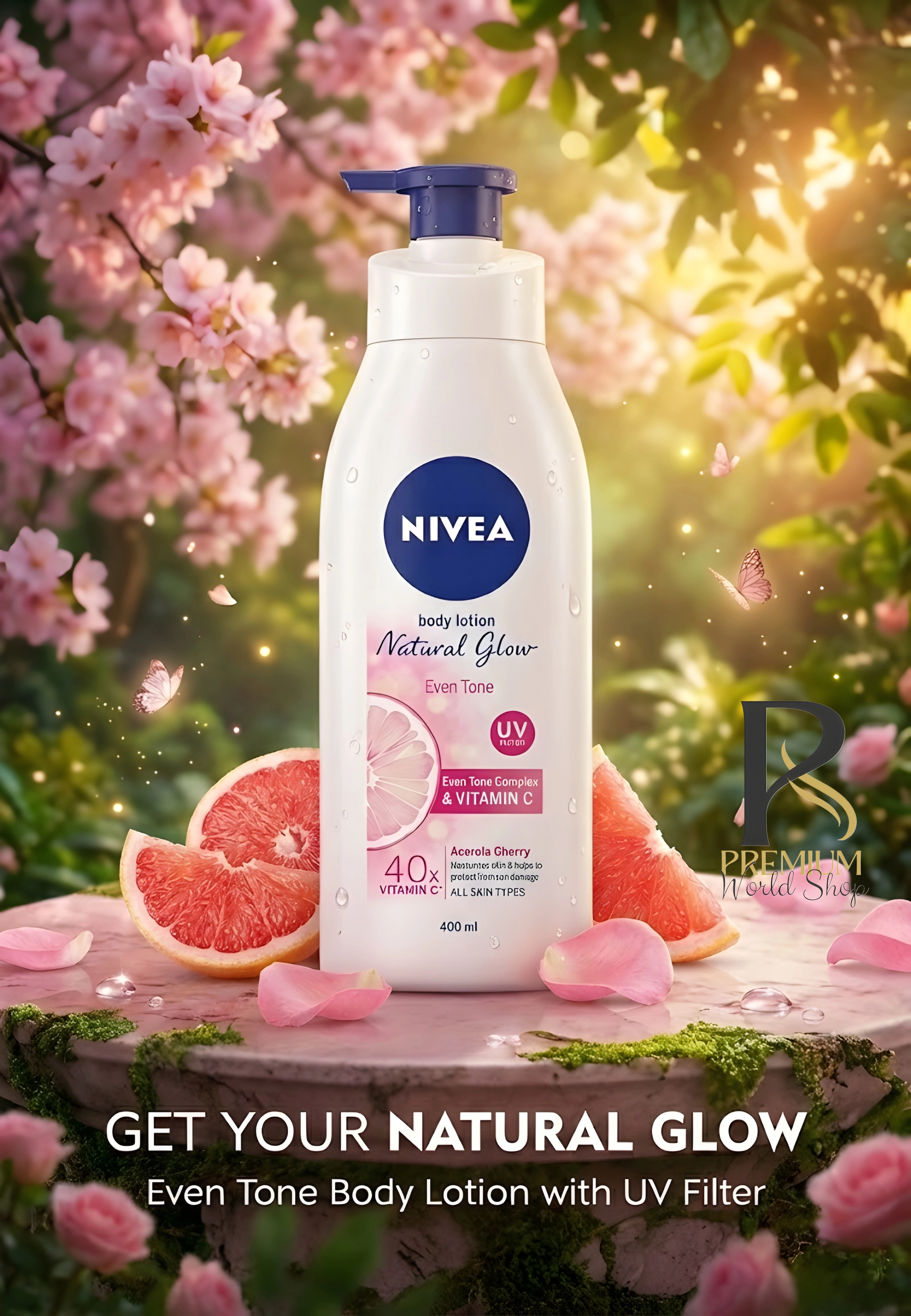 NIVEA Natural Glow Body Lotion