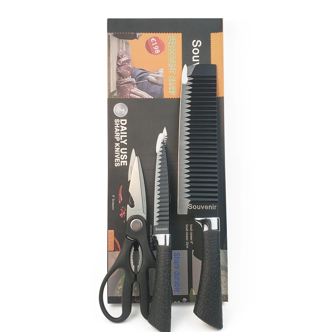Souvenir Daily Use Sharp Knife Set - 3pcs Set