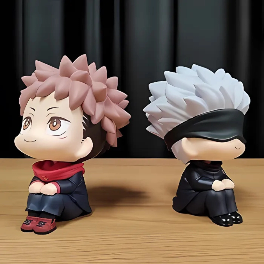 Jujutsu Kaisen Anime Action Figures – Satoru Gojo & Yuji Itadori PVC ...
