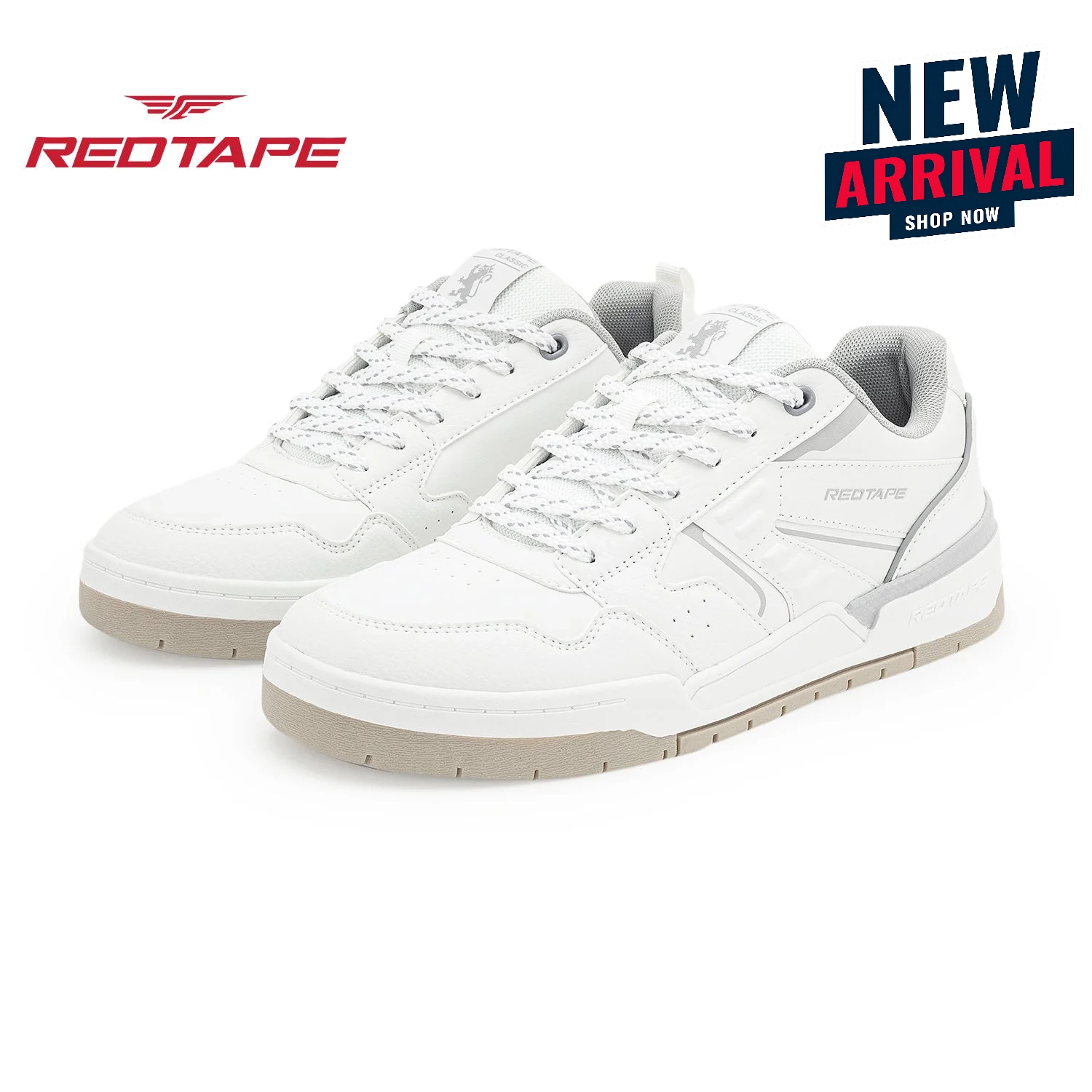Redtape/ Red Tape Casual Sneaker Shoes for Men Grey White RDT 08