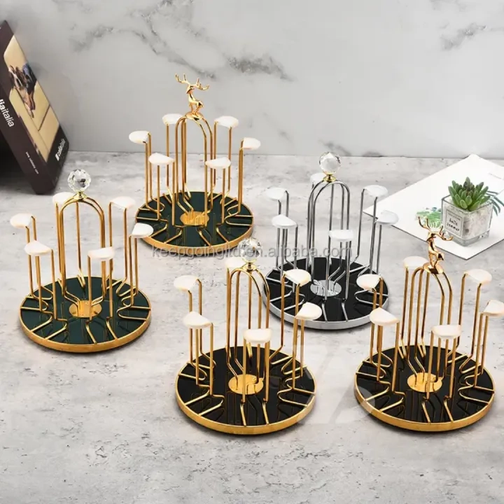 Luxury Cup/Glass Holder Rack – Rotating Style