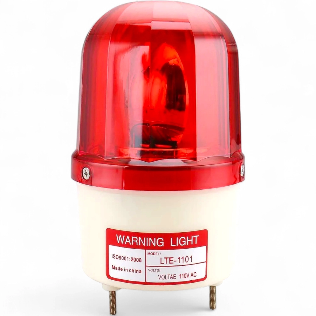 Warning Signal Light LTE-1101 AC 110V Red Indicator Rotating Light ...