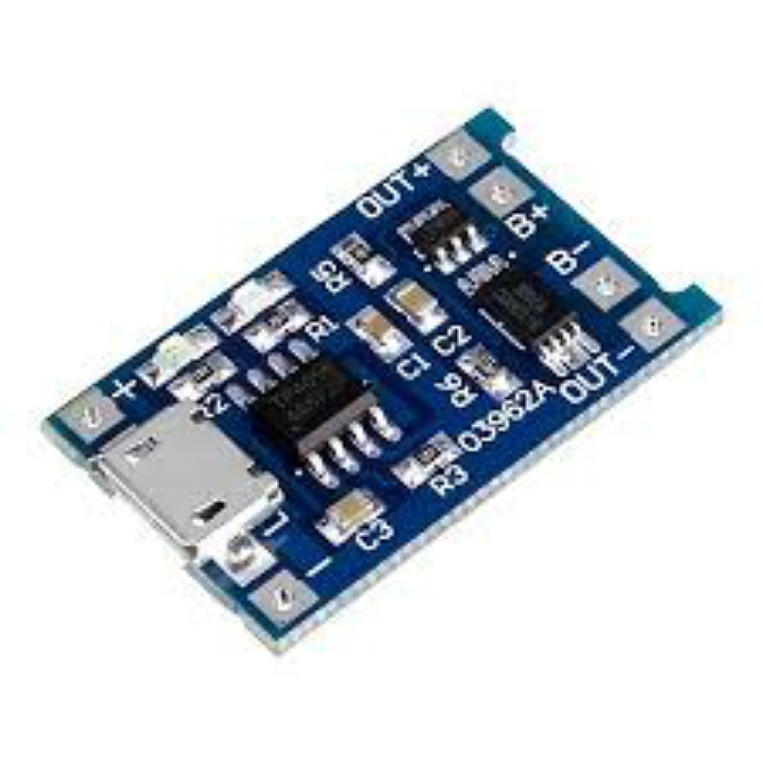 3.7v 1A Micro USB 18650 Lithium Battery Charging Board TP4056 Charging ...