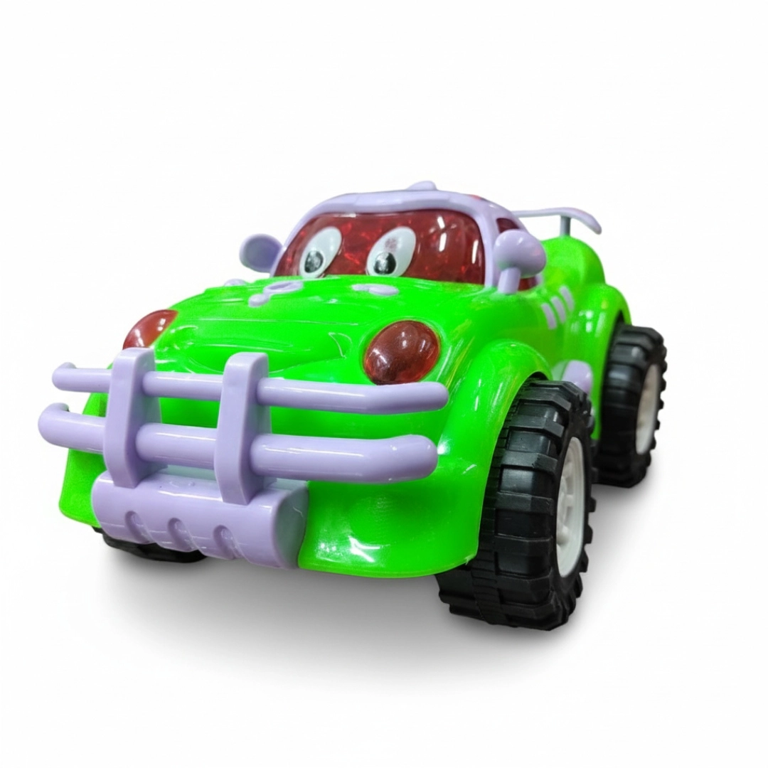 Push & Go Friction Toy Jeep Car with Music and Lights for Kids, Durable ...