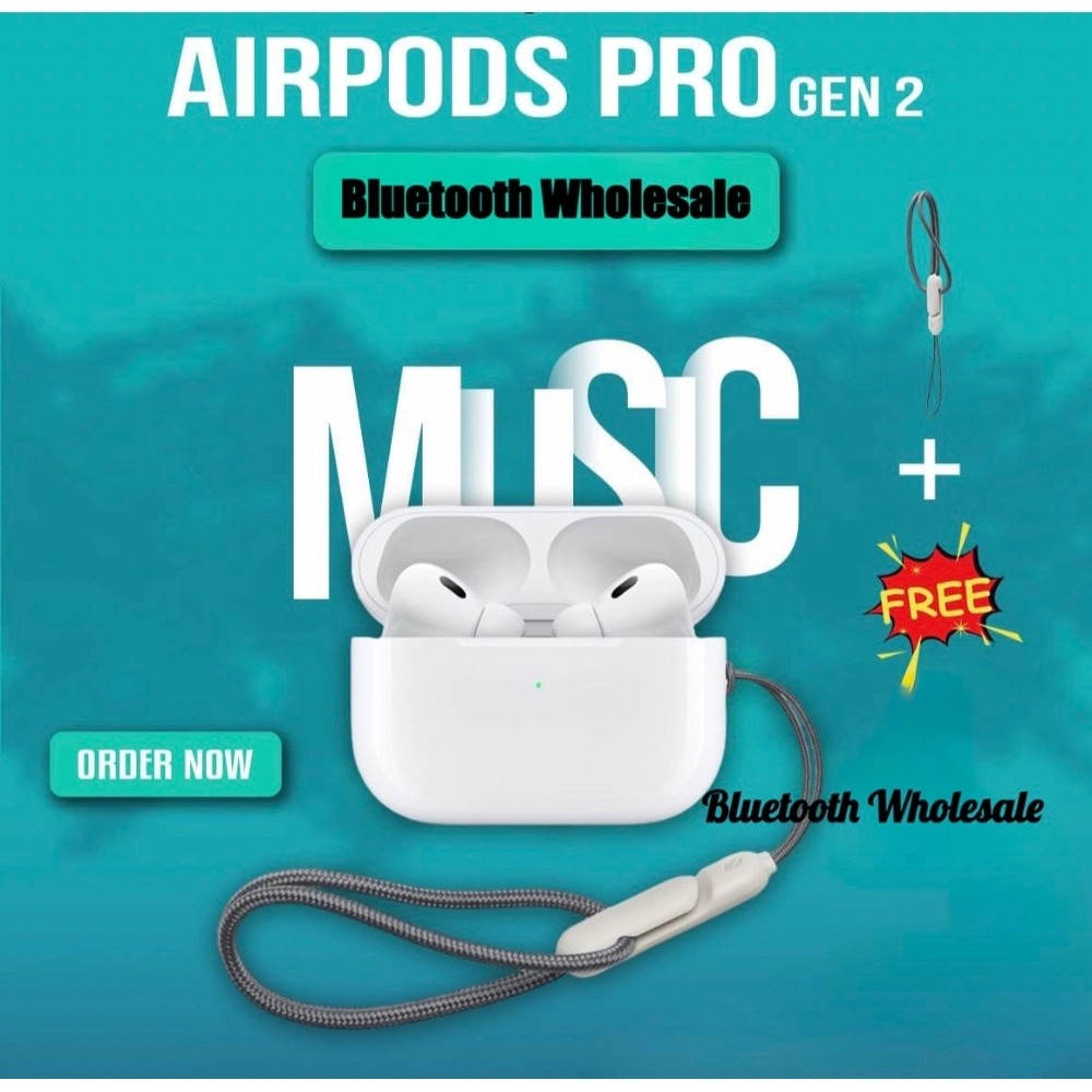 Airpods pro 2nd gen wireless Bluetooth Earbuds earphone