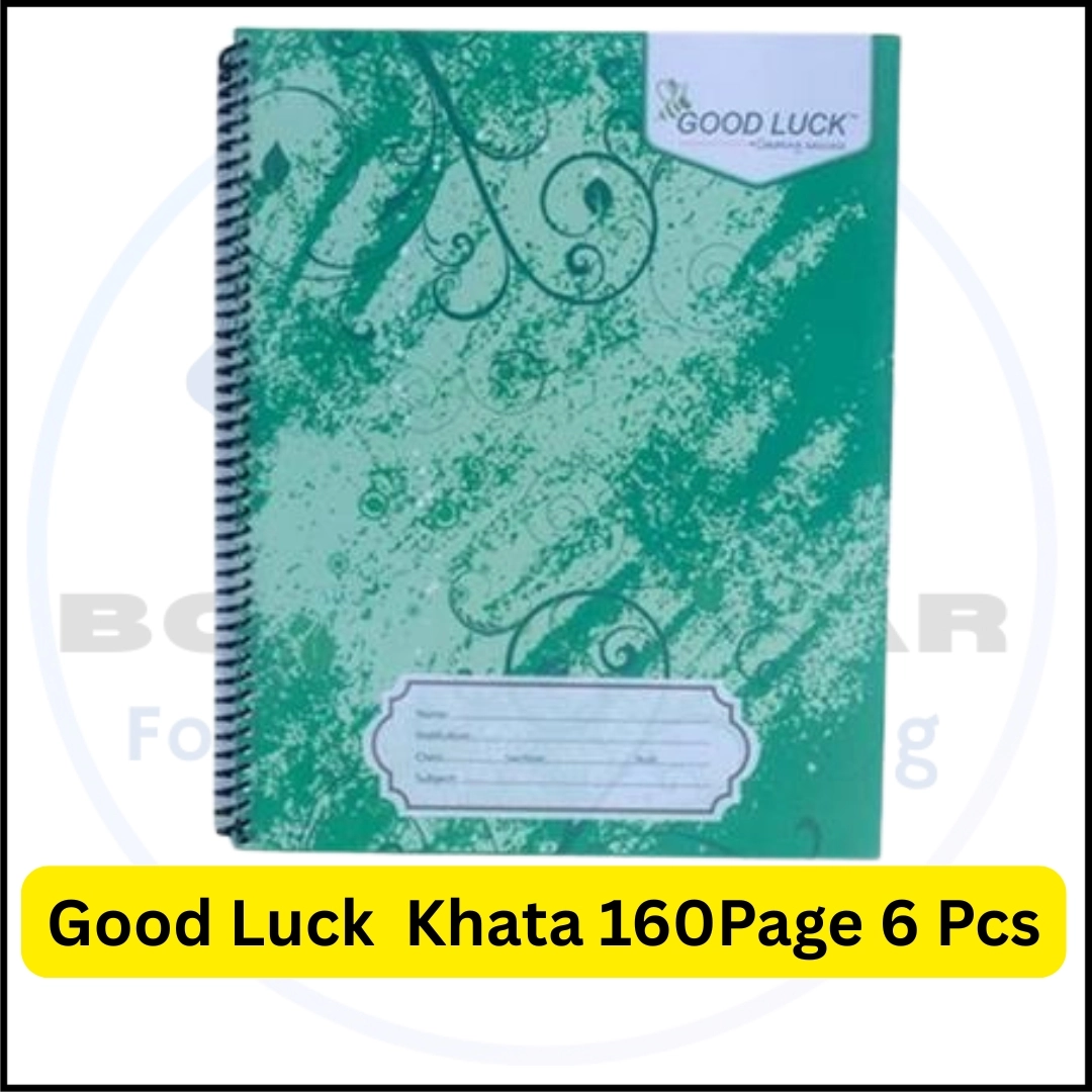 Good Luck Spiral Notebook 160 Pages - 6 pcs | Premium Quality Khata for ...
