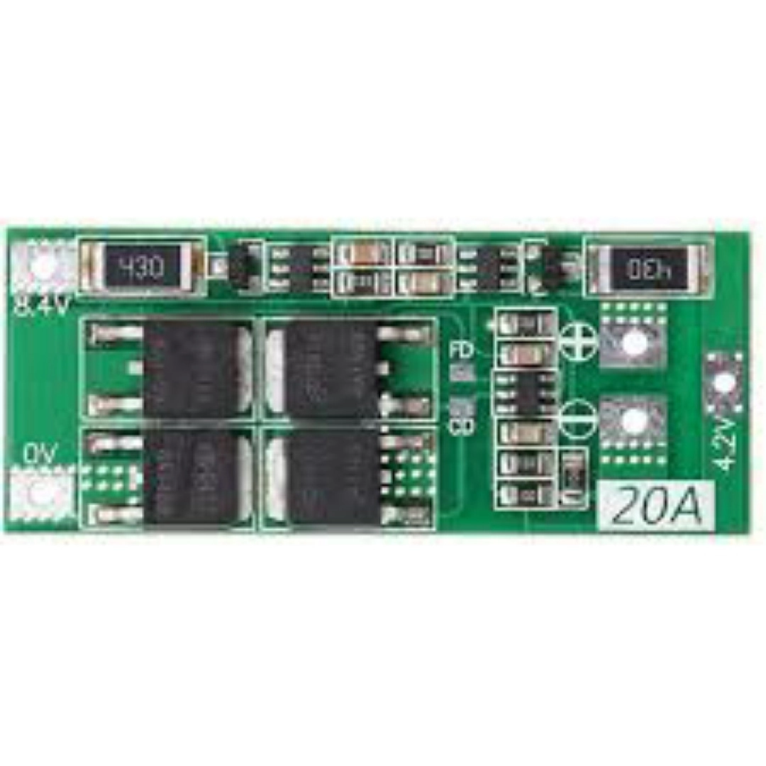 2S 20A Li-ion Lithium Battery Charger Protection Board PCB BMS For 20A ...
