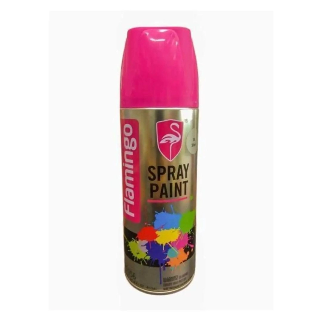 Flamingo Spray Paint - Matt Black 450ml - Matte Black